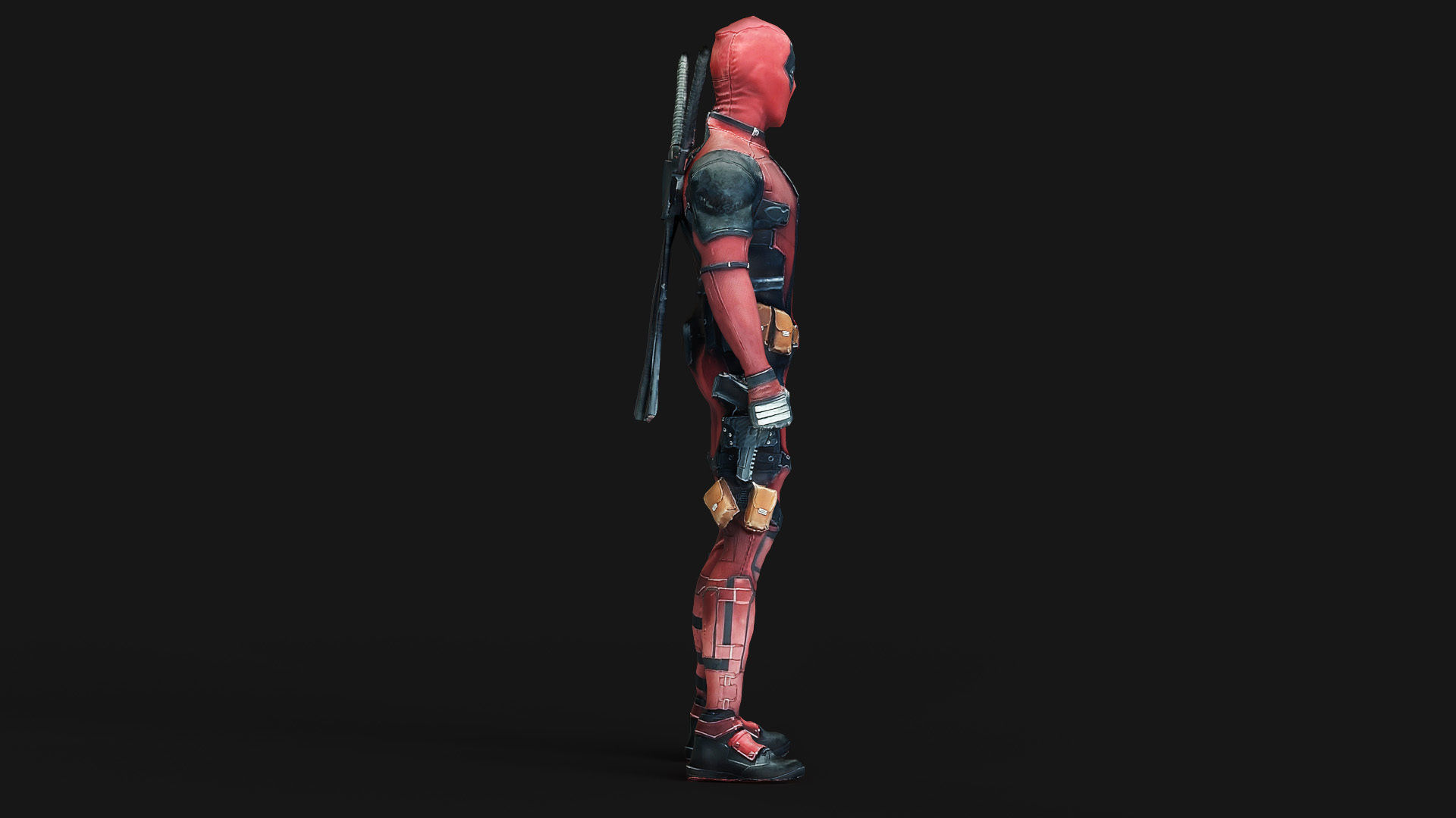 3D model Deadpool 3d Model Scan VR / AR / low-poly | CGTrader