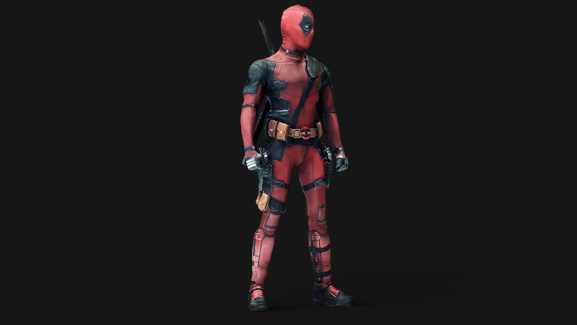3D model Deadpool 3d Model Scan VR / AR / low-poly | CGTrader