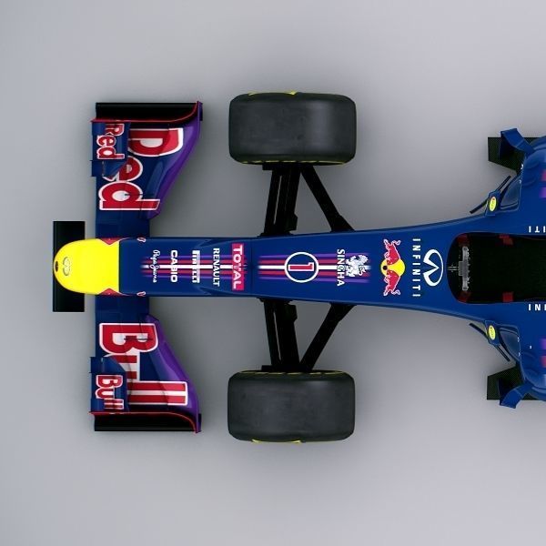 F1 2013 Infiniti Red Bull Racing RB9 3D model | CGTrader