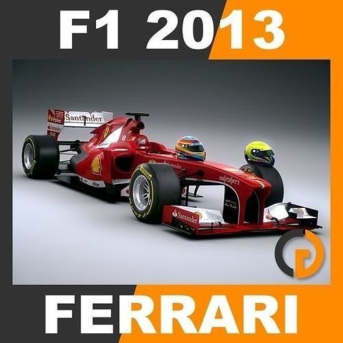 F1 2013 Scuderia Ferrari F138 3D model | CGTrader