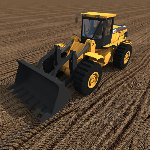 Caterpillar T530 free 3D model | CGTrader