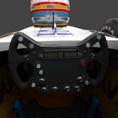F1 2009 ING Renault R29 3D model | CGTrader