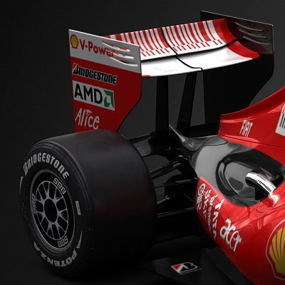 F1 2009 Ferrari F60 3D model | CGTrader