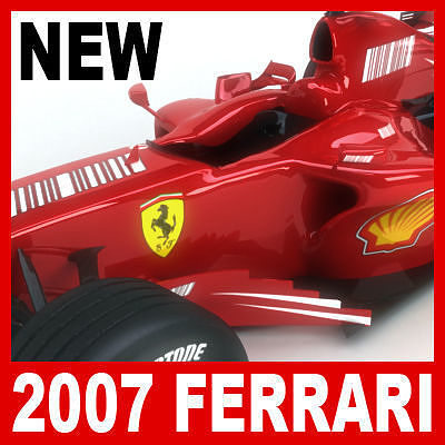 F1 2007 Ferrari F2007 3D model | CGTrader