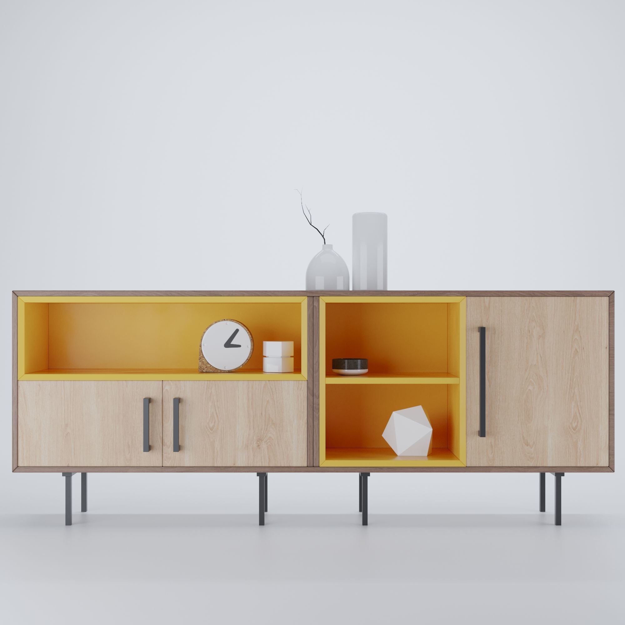 Set of sideboards 3D model | CGTrader
