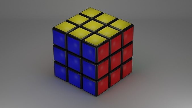 Rubiks cube Low-poly 3D model free VR / AR / low-poly 3D model | CGTrader