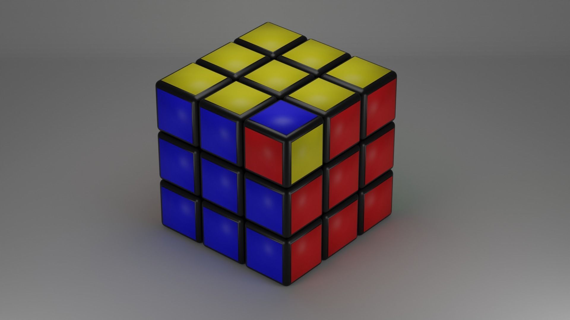 Rubiks cube Low-poly 3D model free VR / AR / low-poly 3D model | CGTrader