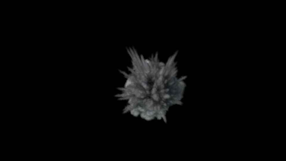 3D model Houdini - Shrapnel Explosion VR / AR / low-poly rigged ...