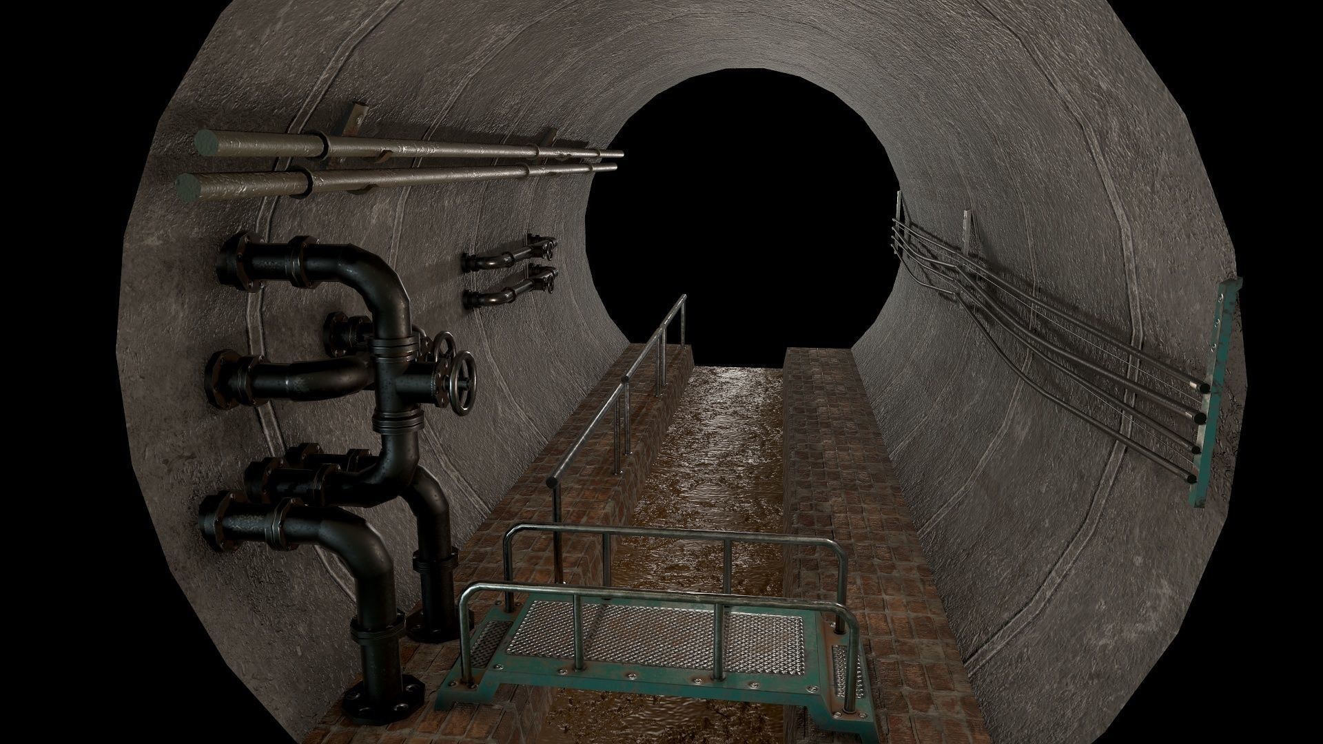 3D model Modular Sewers PBR VR / AR / low-poly | CGTrader