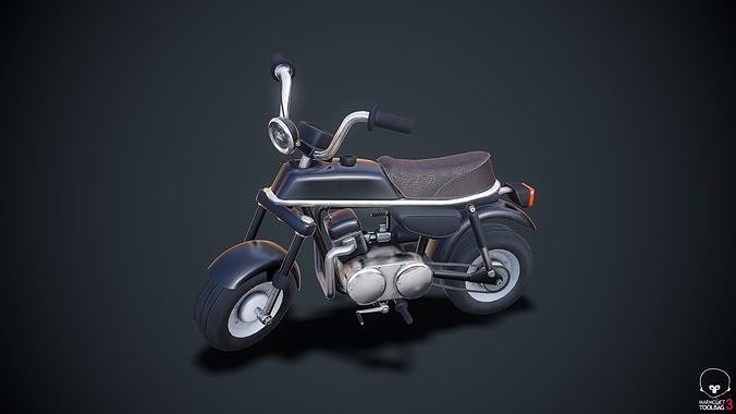 3D model Mini-bike honda motorbike VR / AR / low-poly | CGTrader