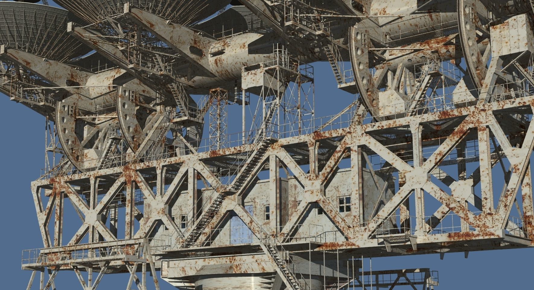 deep space communications and planetary radar Pulton 3D model | CGTrader