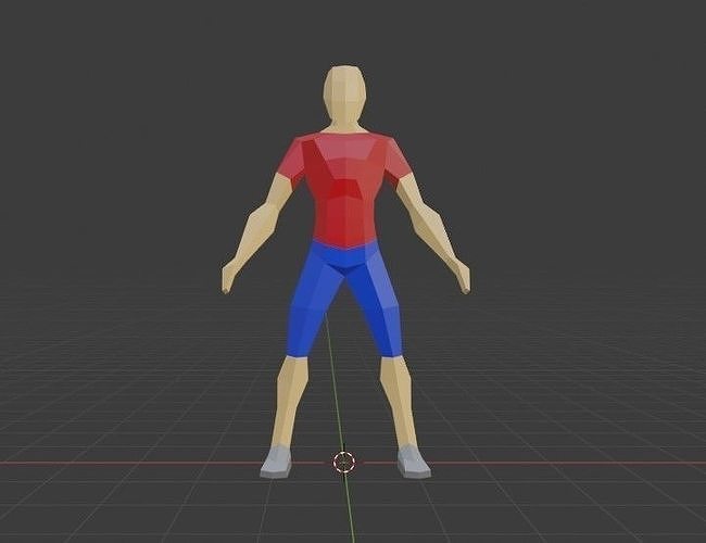 Low poly man mannequin free VR / AR / low-poly 3D model | CGTrader