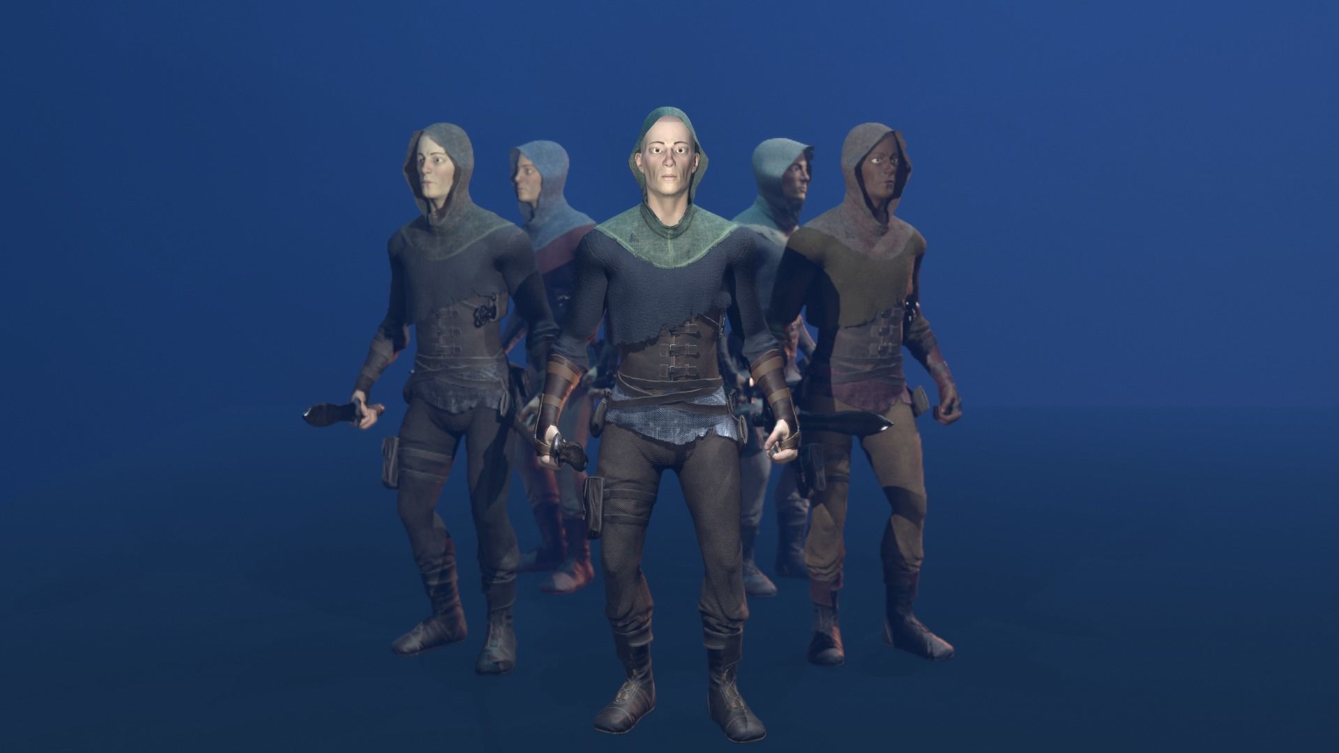 3D model Male Robber VR / AR / low-poly rigged animated | CGTrader