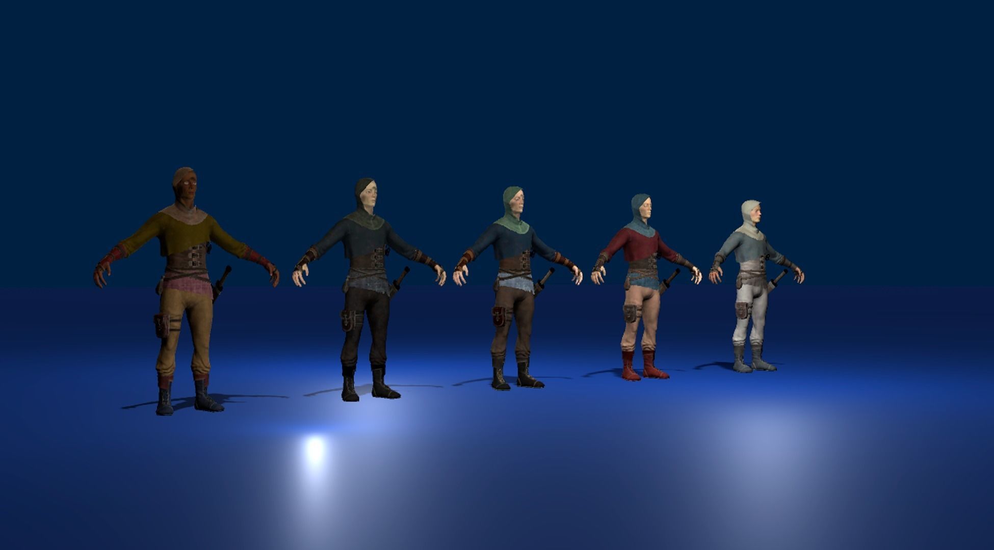 3D model Male Robber VR / AR / low-poly rigged animated | CGTrader