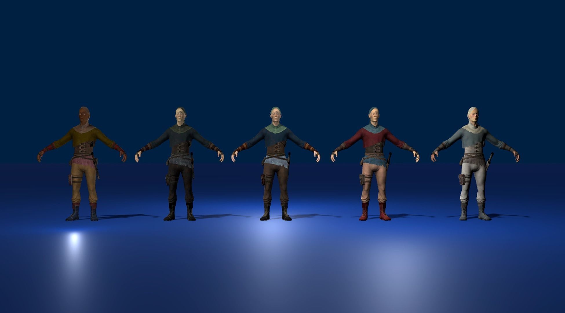 3D model Male Robber VR / AR / low-poly rigged animated | CGTrader