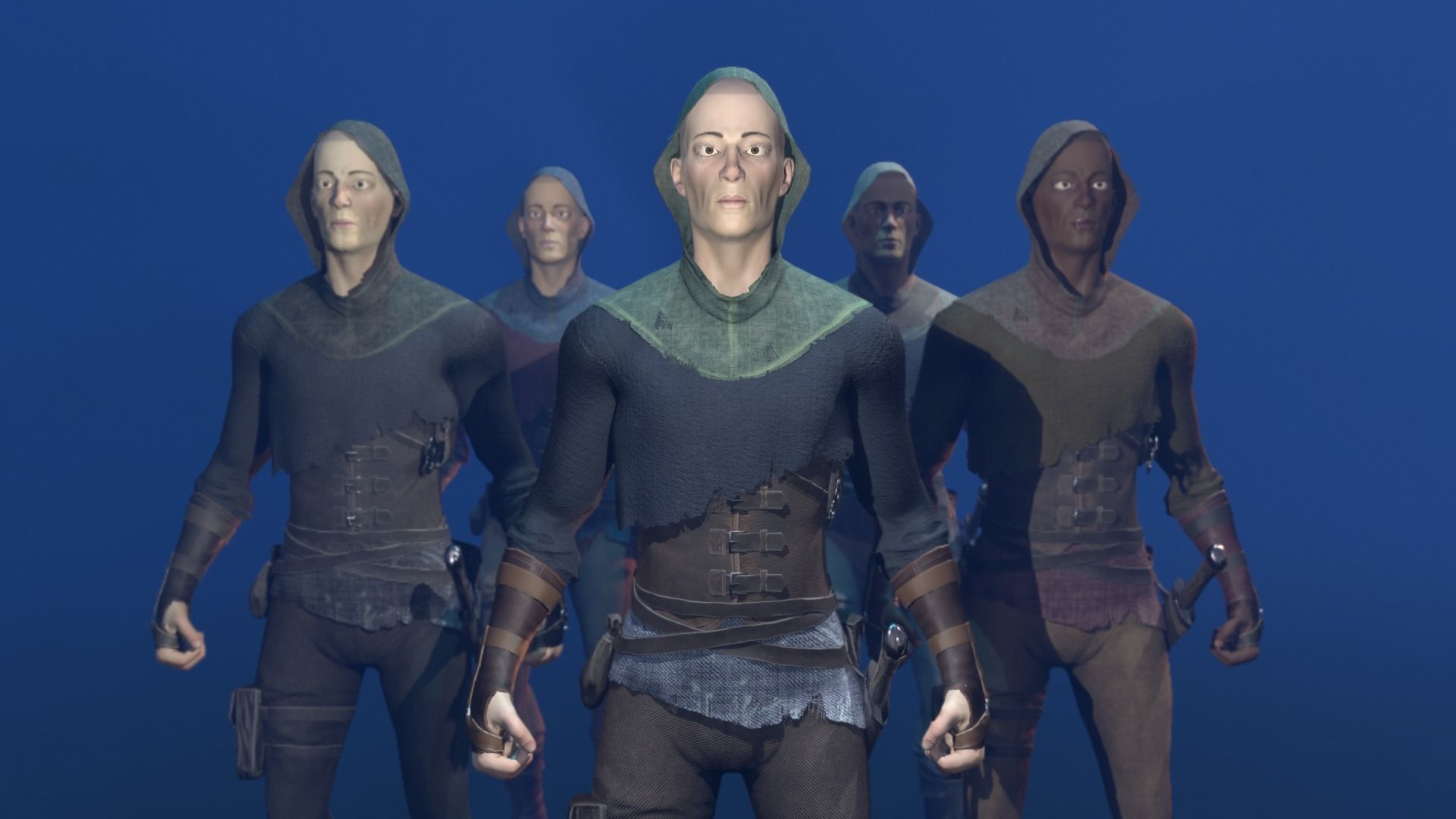 3D model Male Robber VR / AR / low-poly rigged animated | CGTrader