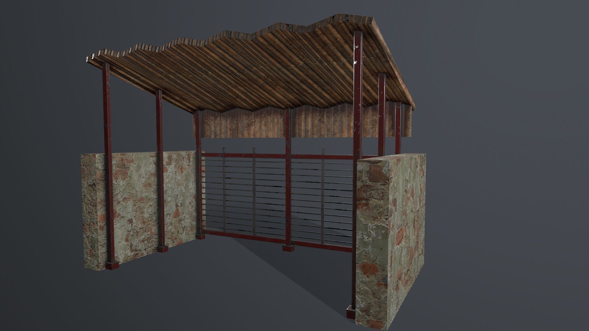 3D model Old Shack PBR VR / AR / low-poly | CGTrader