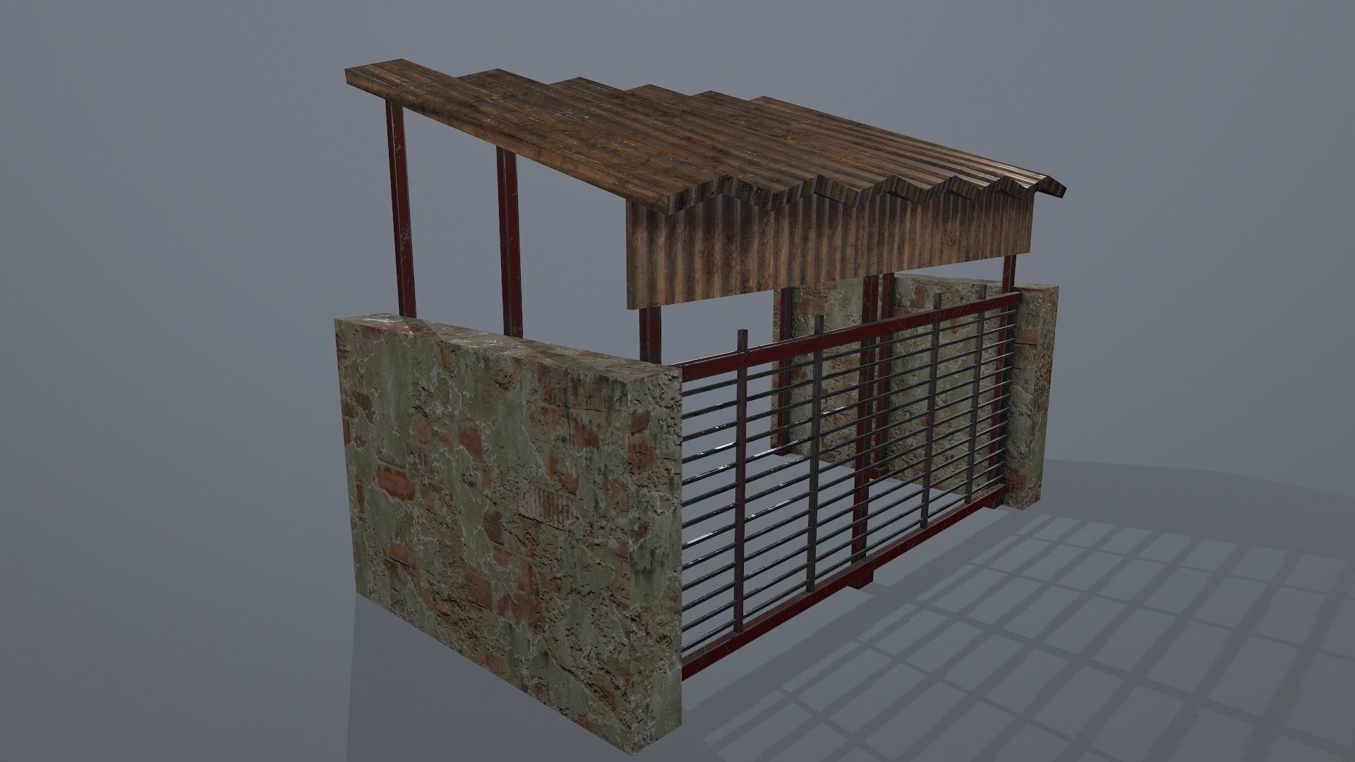 3D model Old Shack PBR VR / AR / low-poly | CGTrader