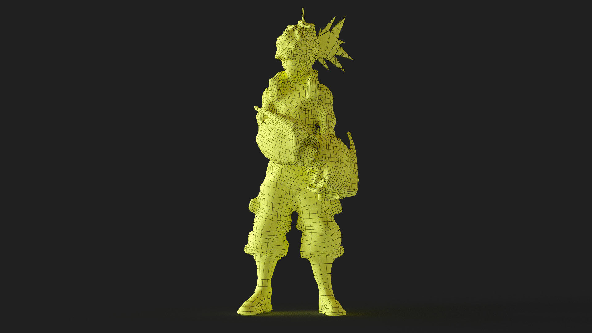 3D model Katsuki Bakugo My Hero Academia VR / AR / low-poly | CGTrader