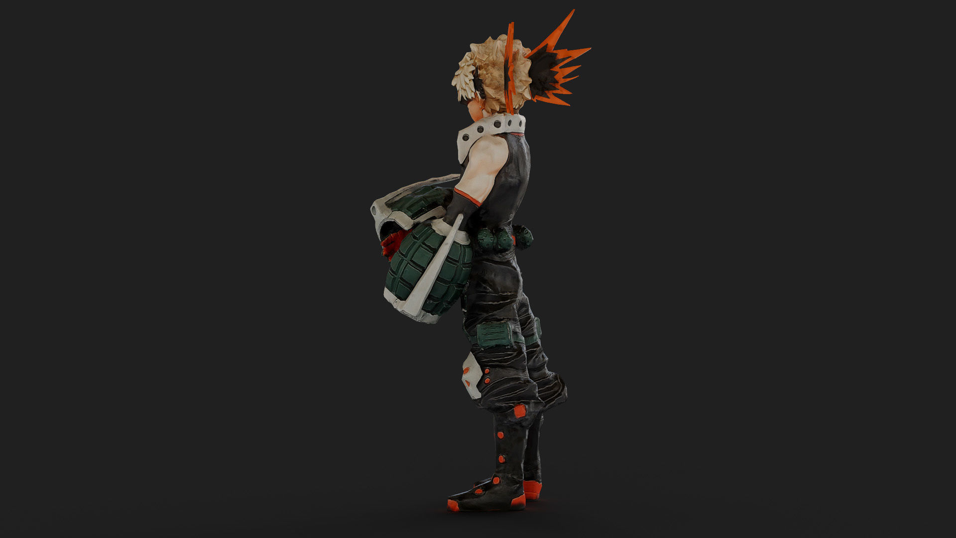 3D model Katsuki Bakugo My Hero Academia VR / AR / low-poly | CGTrader