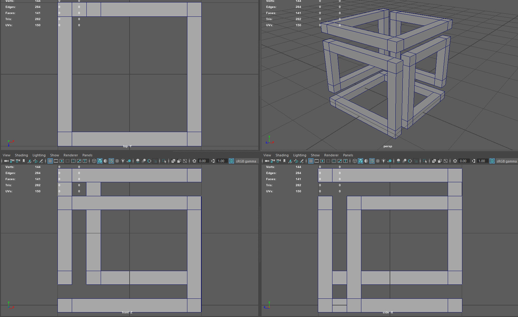 Infinity cube 3D model 3D printable | CGTrader