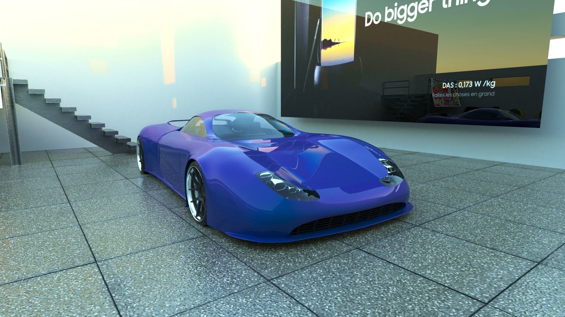 Falcon F1 Electric Concept Car 3D model | CGTrader