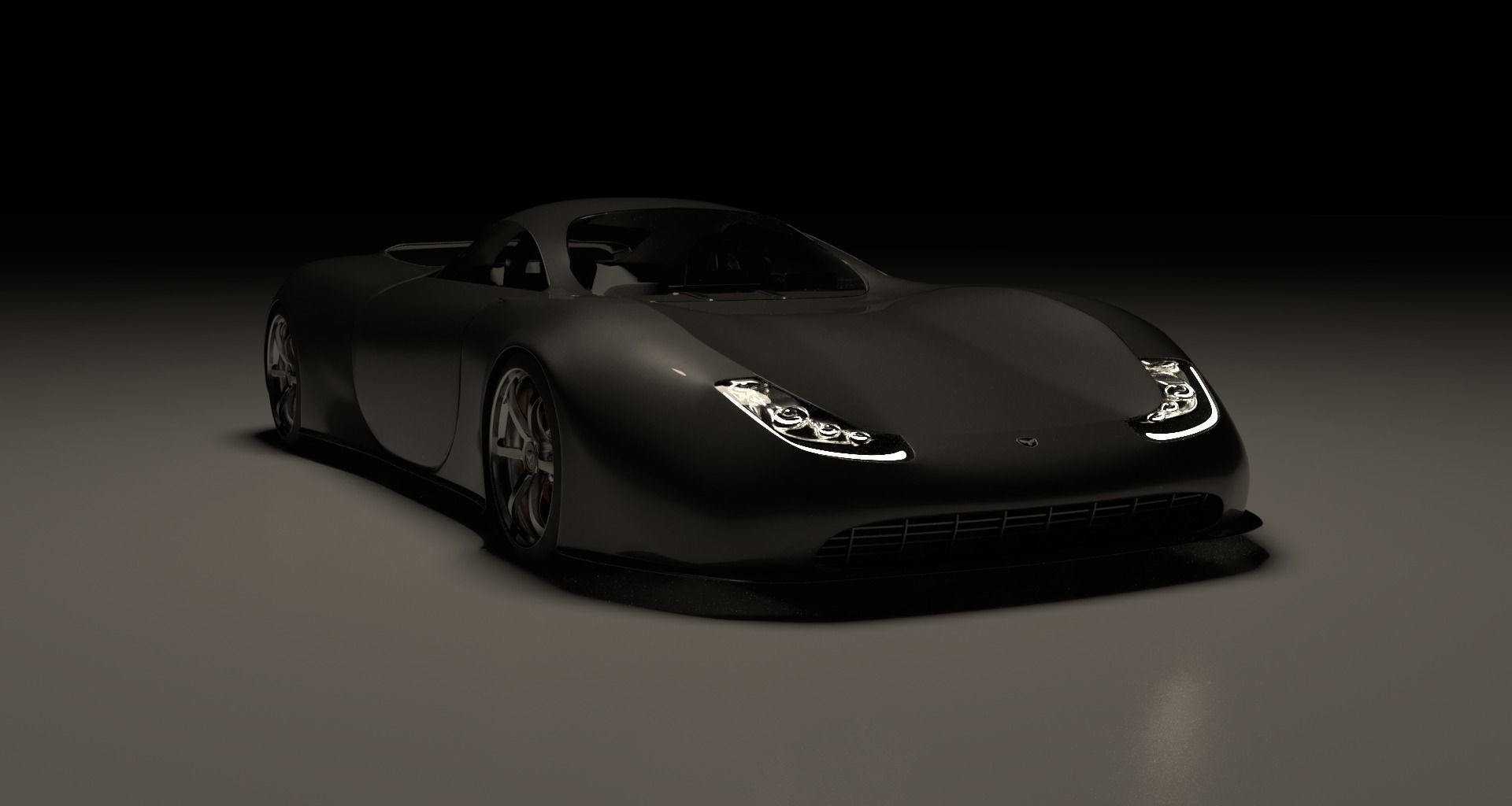 Falcon F1 Electric Concept Car 3D model | CGTrader