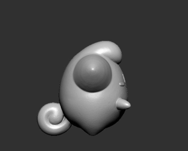 Cleffa Pokemon Scale World figure 3D model 3D printable | CGTrader