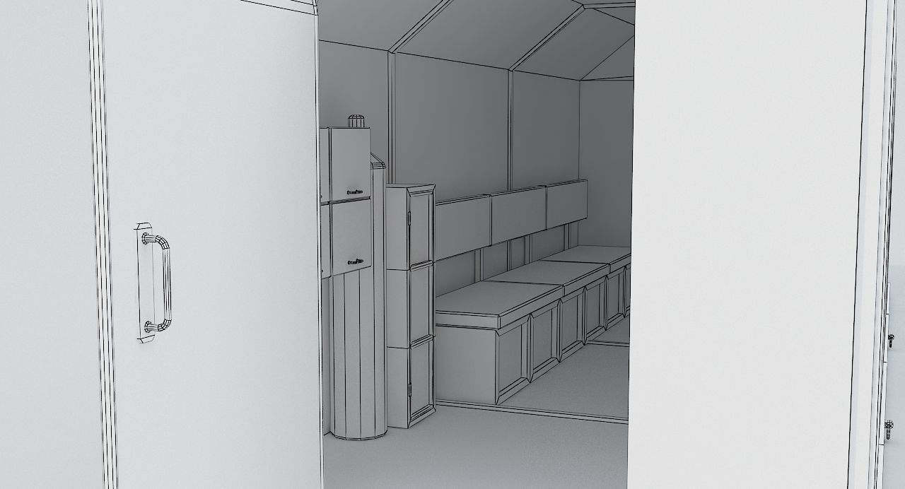 3D model Used Refuge Chamber Container PBR VR / AR / low-poly | CGTrader