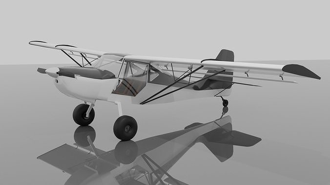 3D model Kitfox Series 5 VR / AR / low-poly | CGTrader