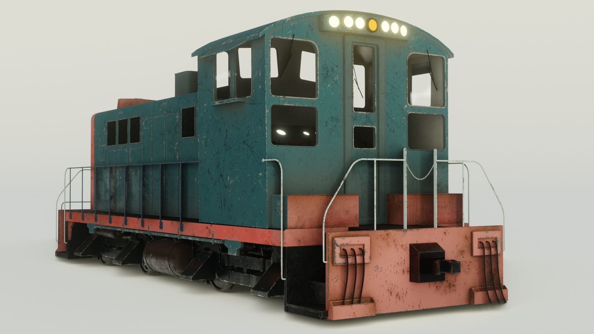 Two diesel locomotive 3D models 3D Model Collection | CGTrader