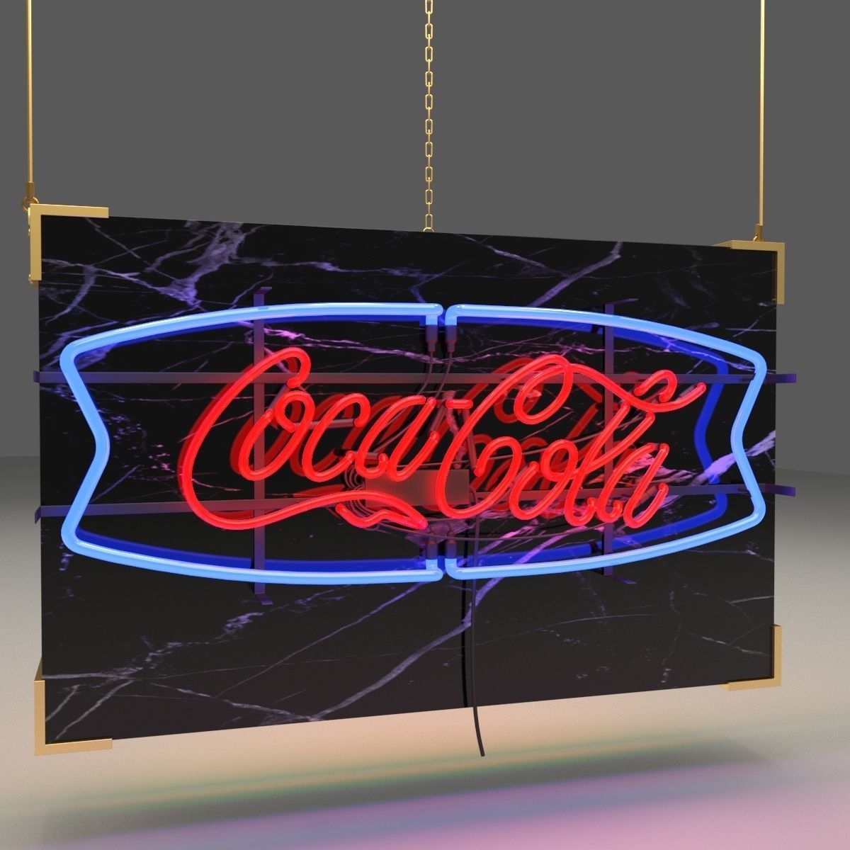 Neon sign 3D model architectural | CGTrader