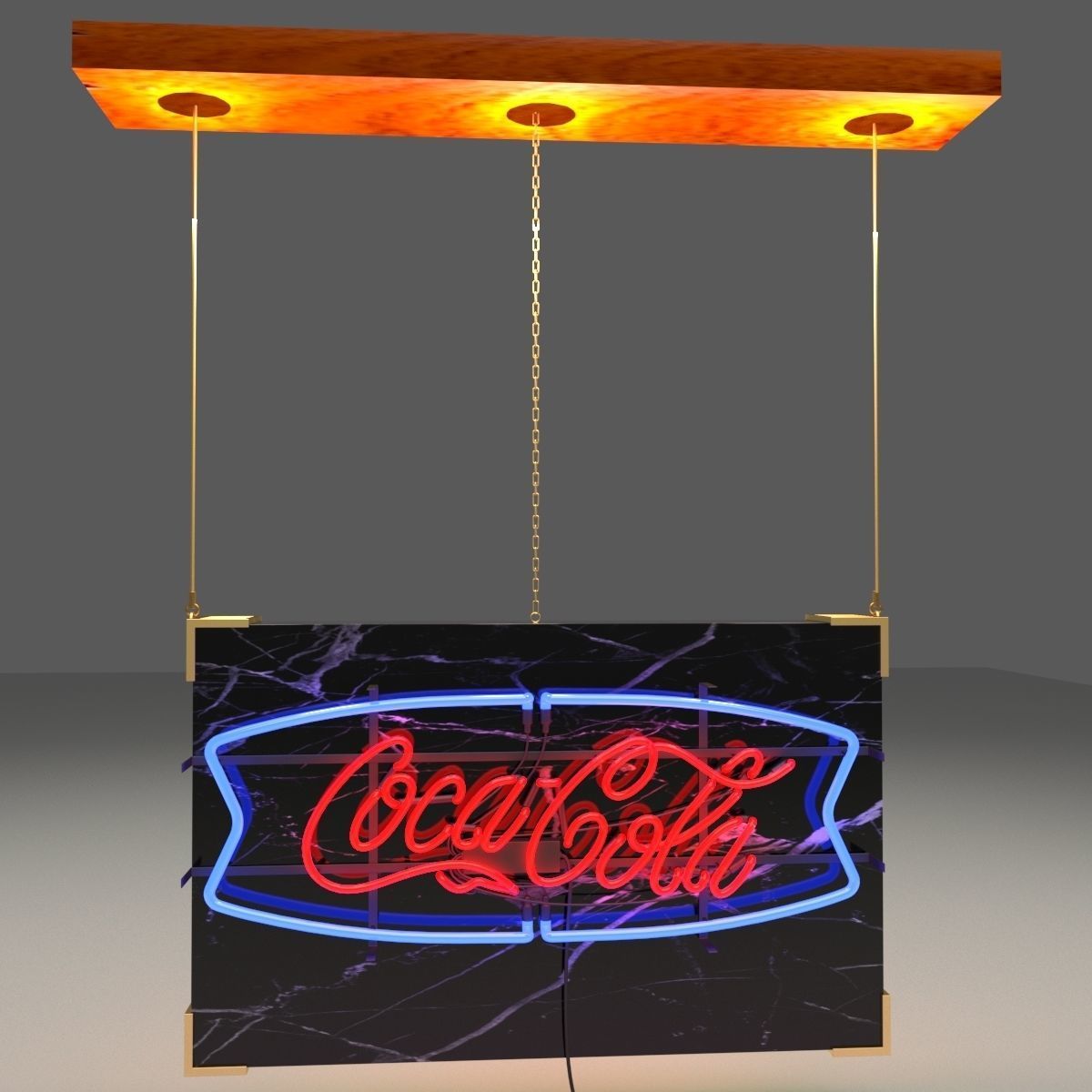 Neon sign 3D model | CGTrader