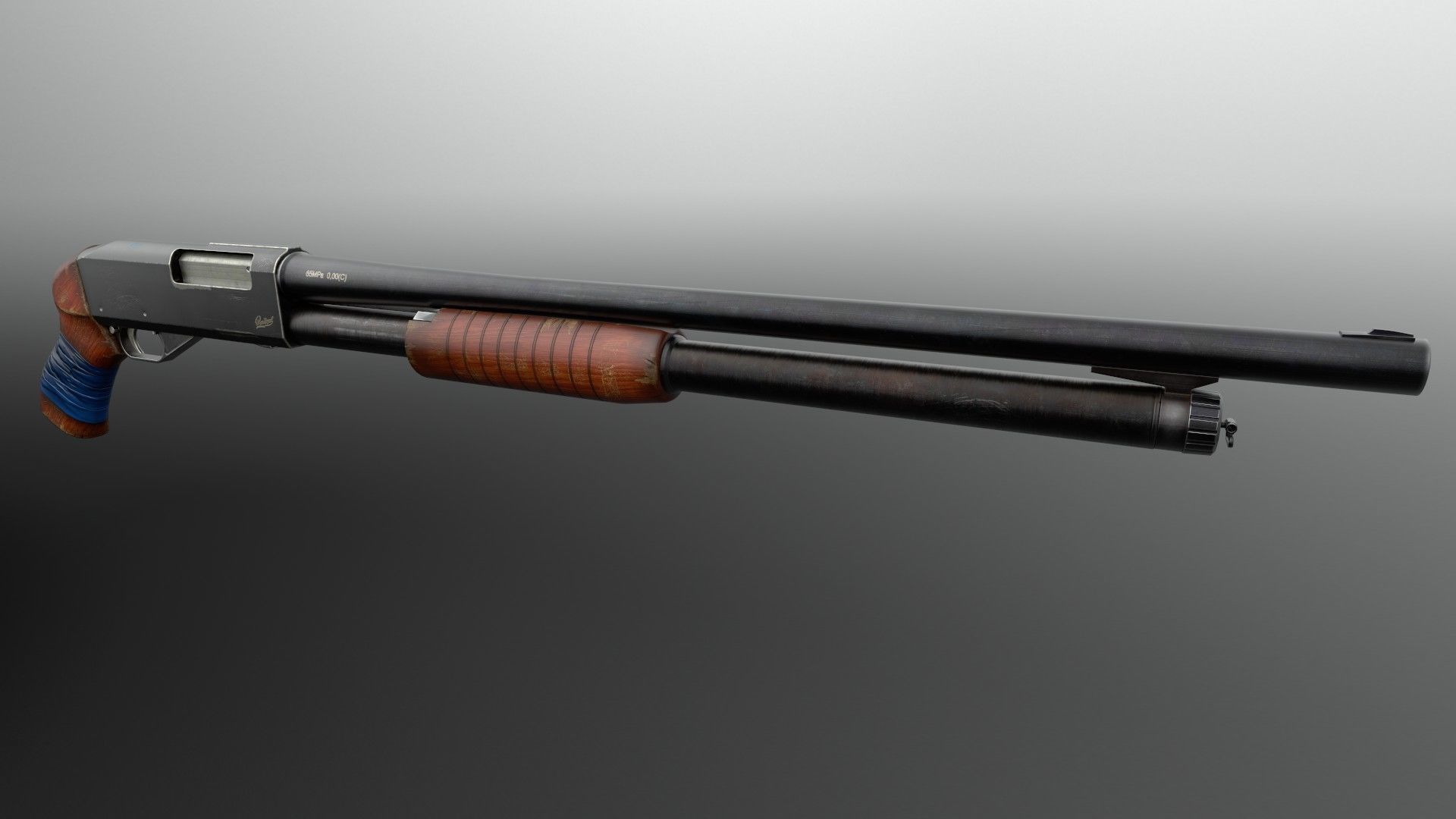 3D model Izh-81 pump shotgun V2 VR / AR / low-poly | CGTrader