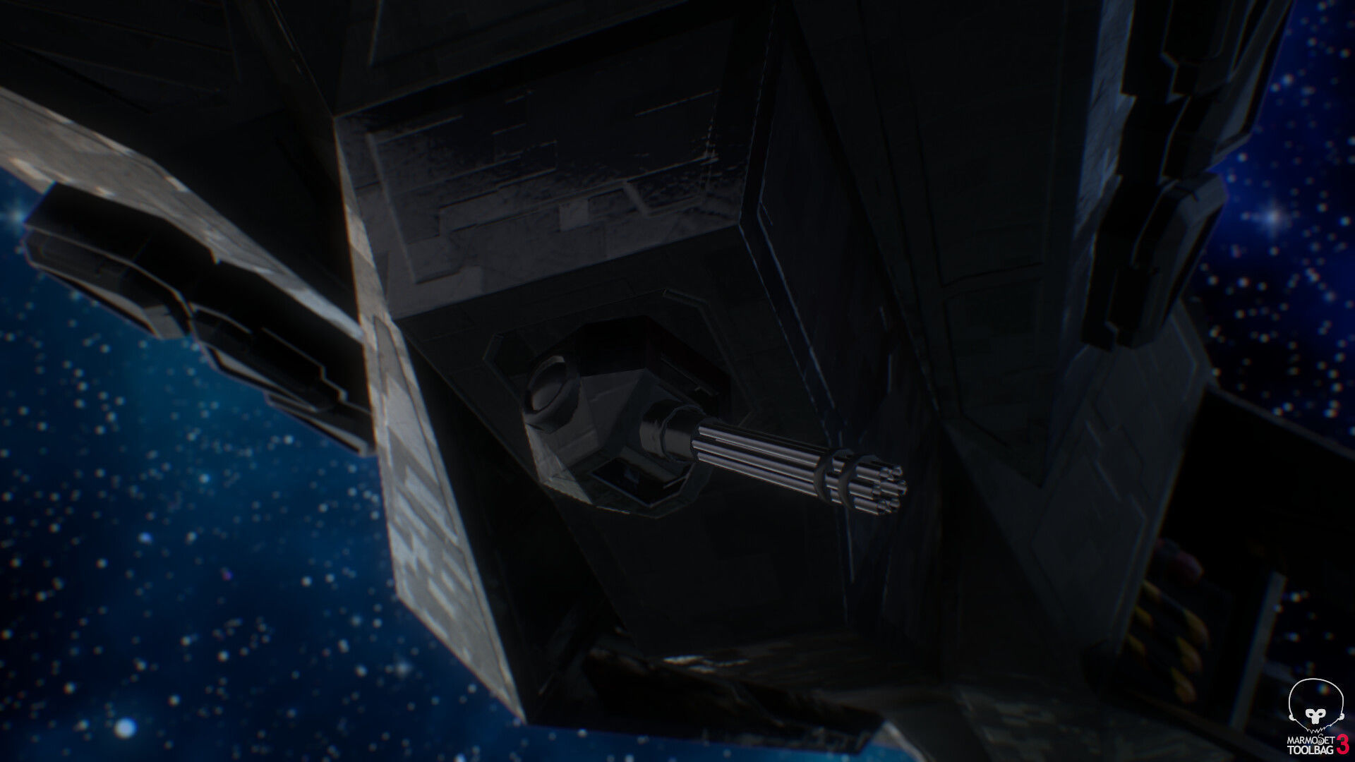 3D model Amun-Ra Class Stealth Ship The Expanse VR / AR / low-poly ...