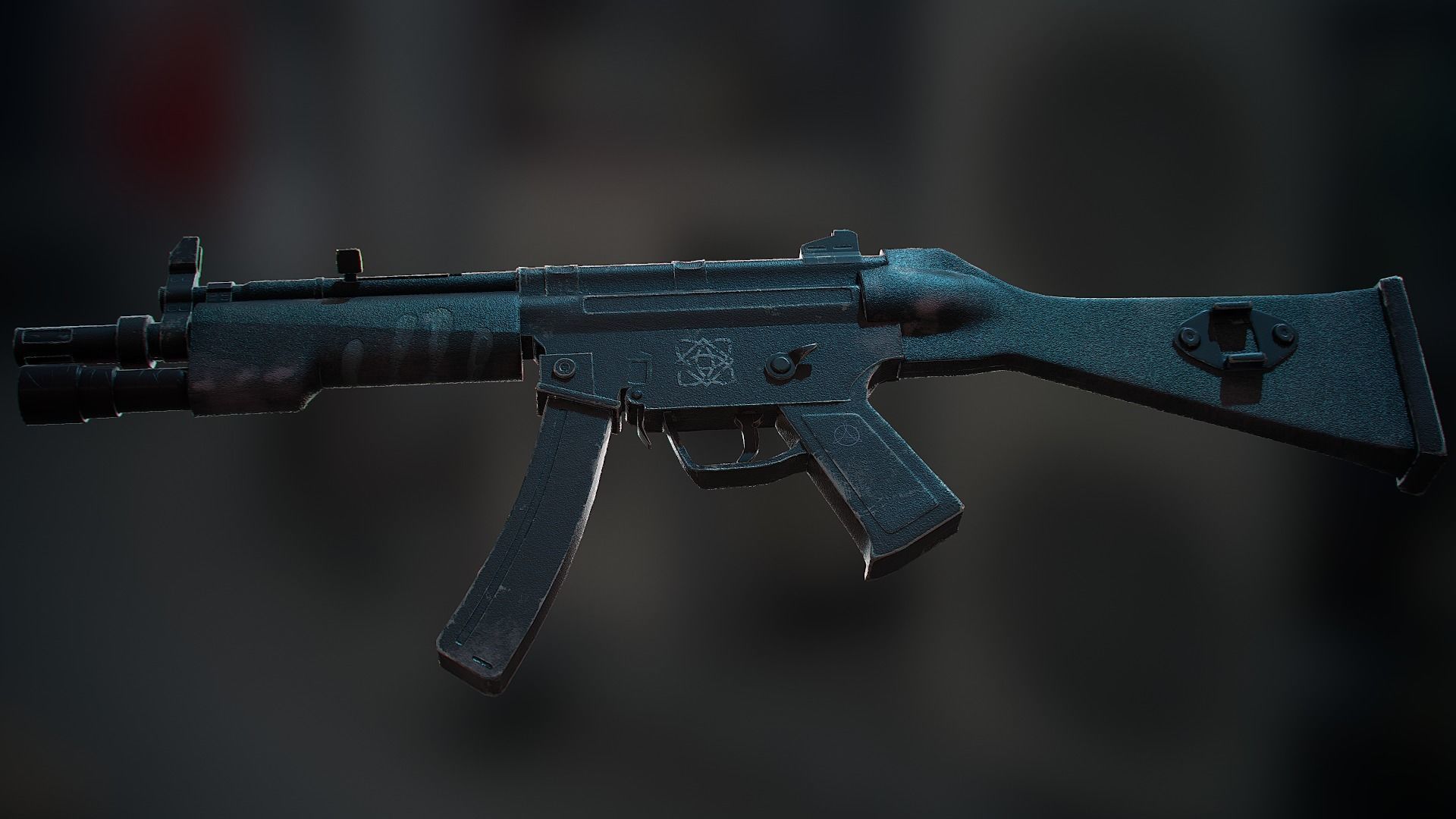 3D model Weapon model MP5 VR / AR / low-poly | CGTrader