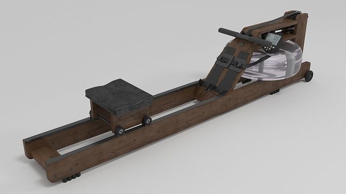 WaterRower Classic with S4 Performance Monitor 3D model | CGTrader