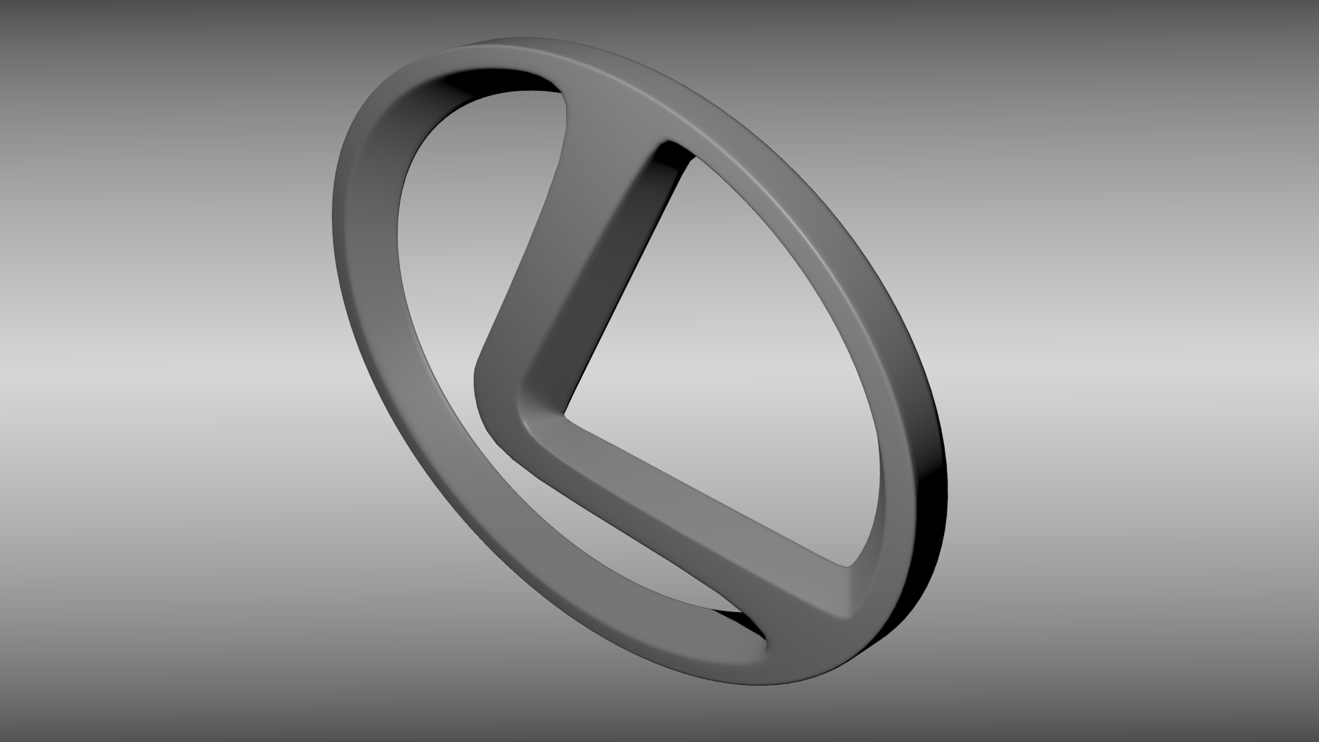 Lexus logo 3D model | CGTrader