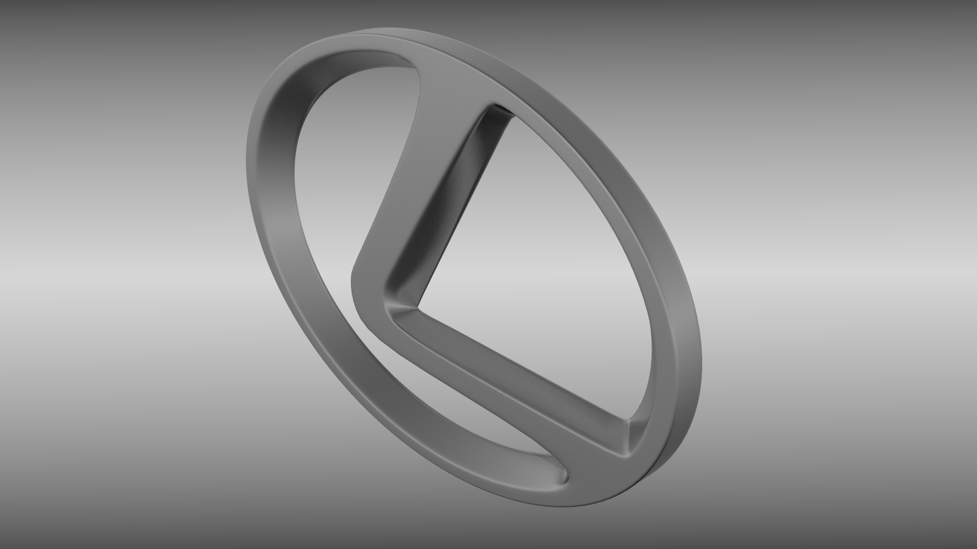 Lexus logo 3D model | CGTrader