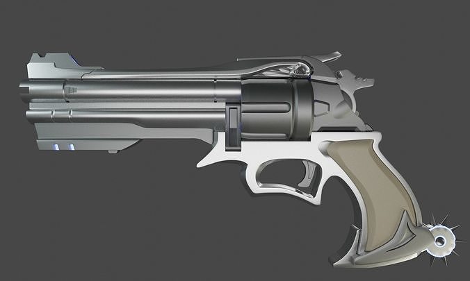 Revolver 3D model | CGTrader