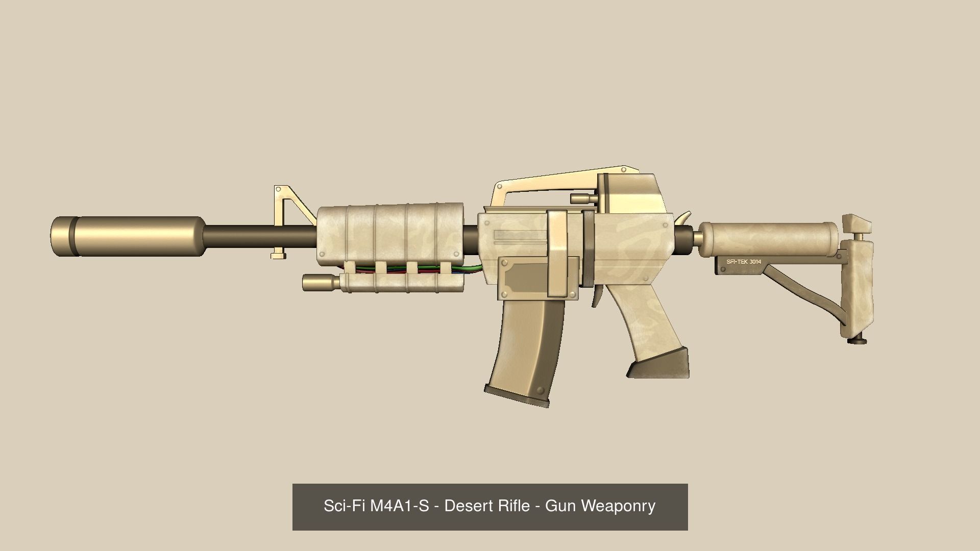 3D Model Collection 20 Sci-Fi Guns - Weaponry - Rifles Sniper Assault ...