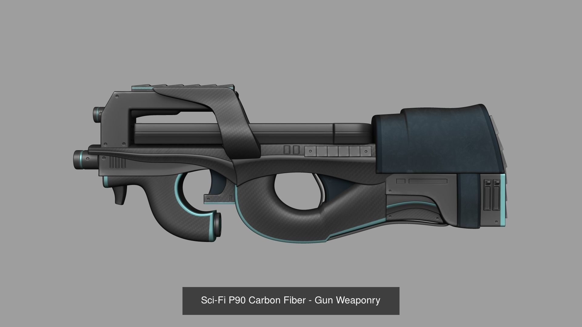 20 Sci-Fi Guns - Weaponry - Rifles Sniper Assault Submachine 3D Model ...