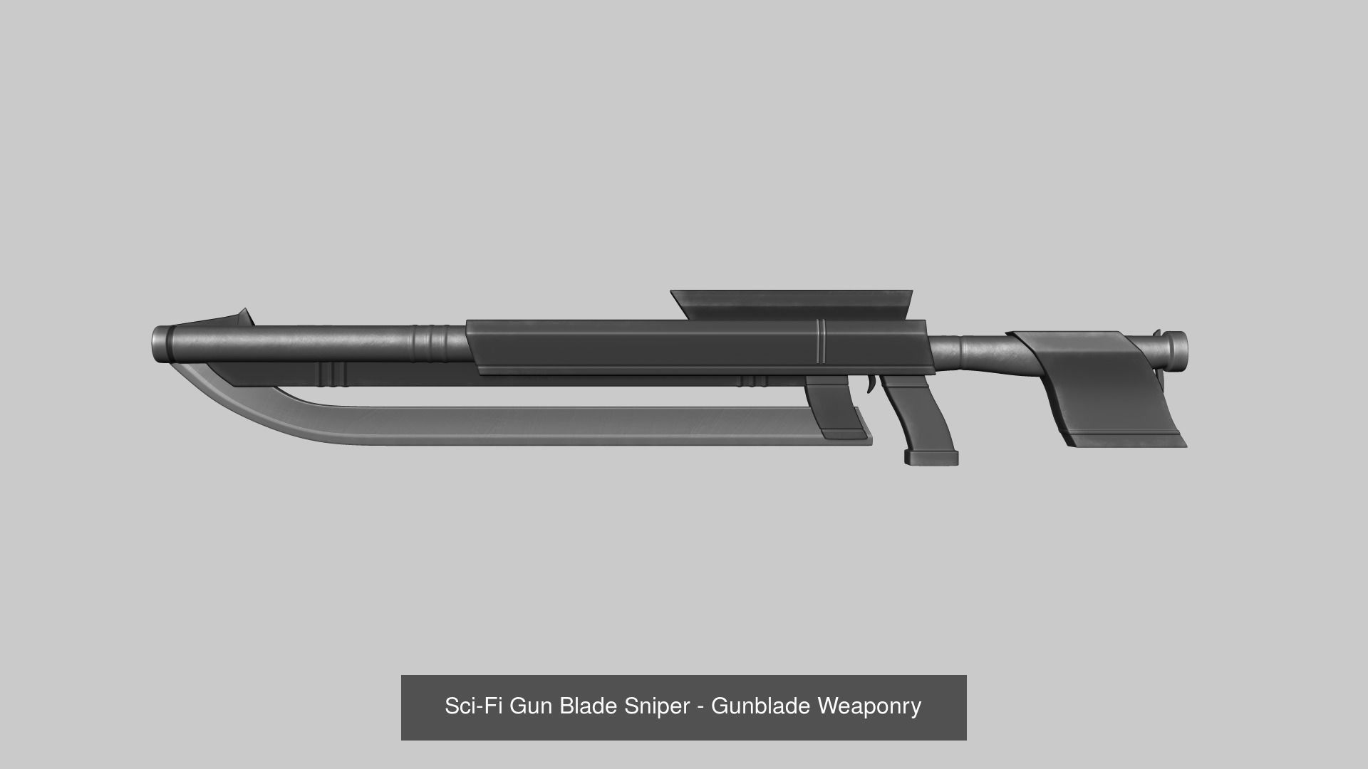 3D Model Collection 20 Sci-Fi Guns - Weaponry - Rifles Sniper Assault ...
