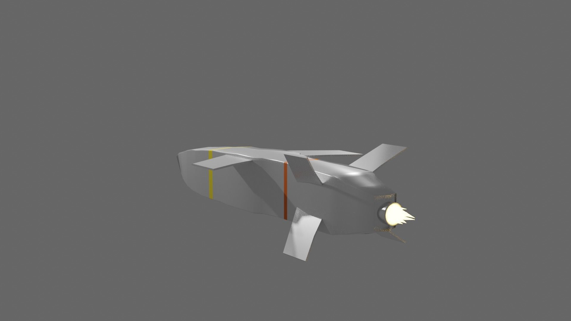 Turkish SOM-J standoff cruise missile-free free 3D model | CGTrader