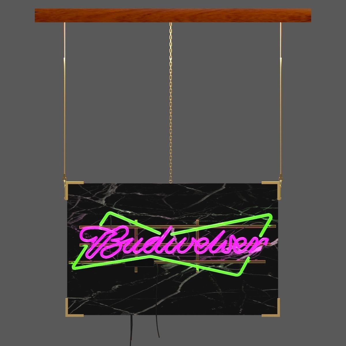 Neon sign 3D model | CGTrader