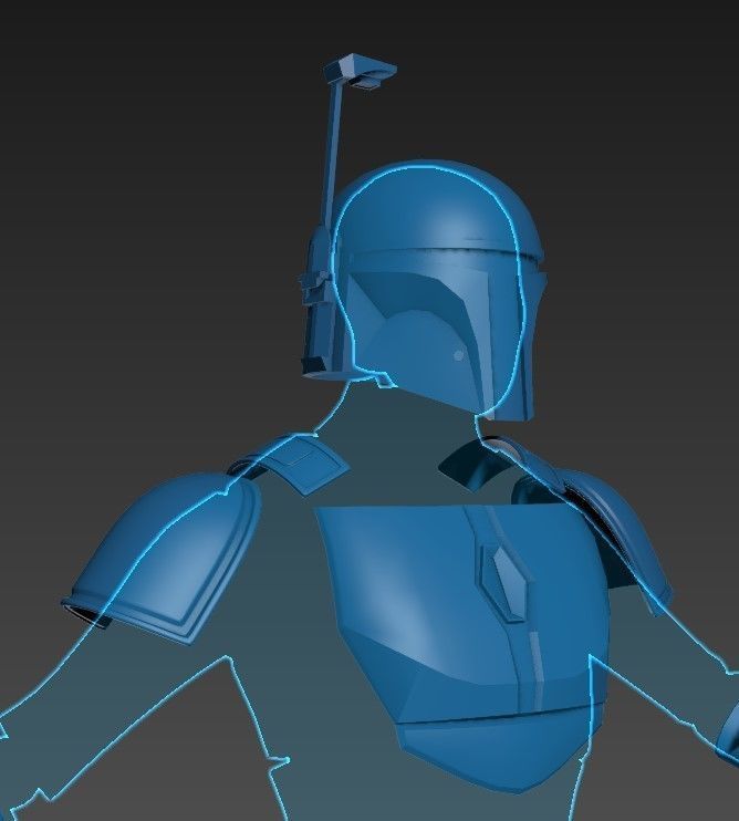 Deathwatch Mandalorian full size armor 3d print ready STL 3D model 3D ...