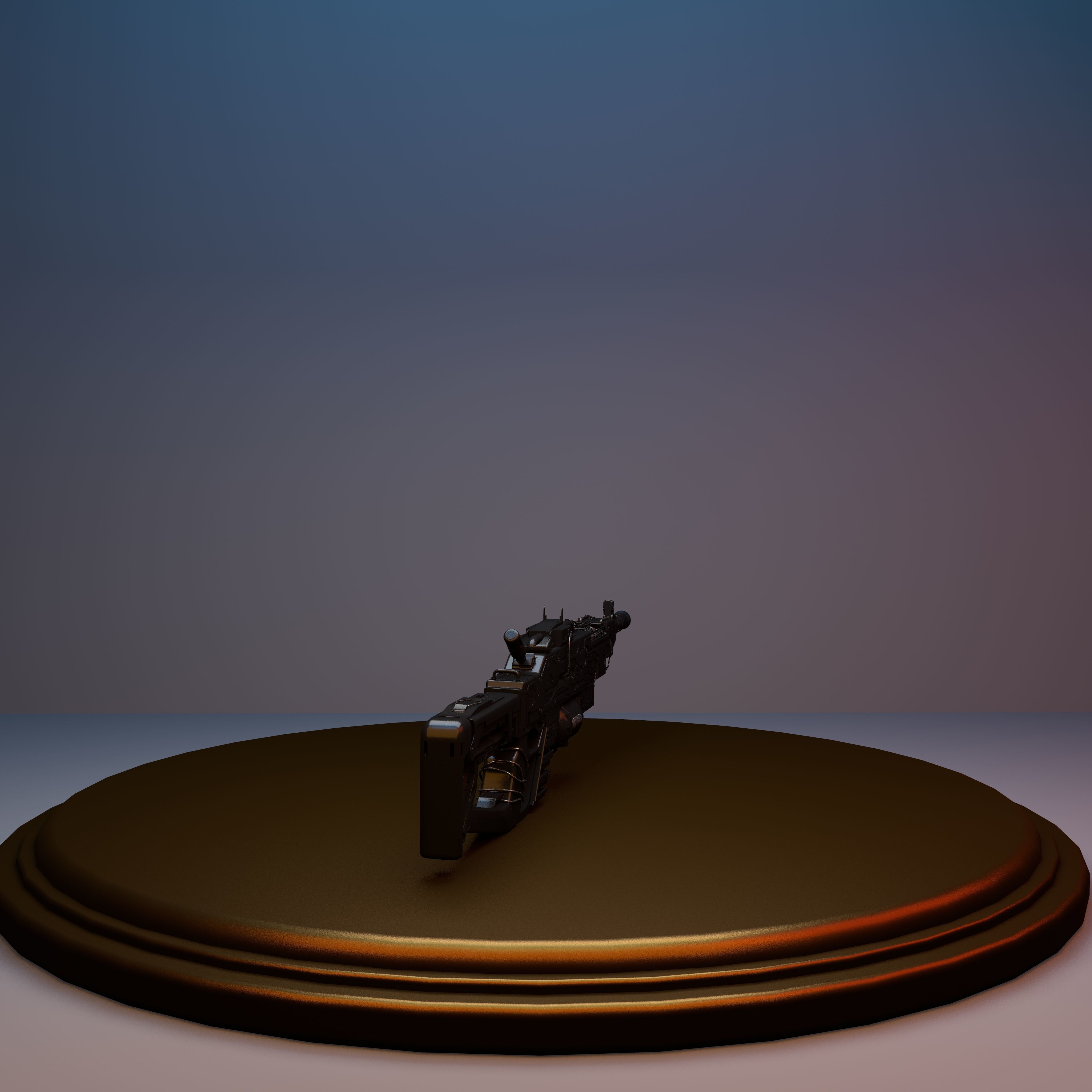 3D model gun fbx obj mb ma model texture VR / AR / low-poly | CGTrader