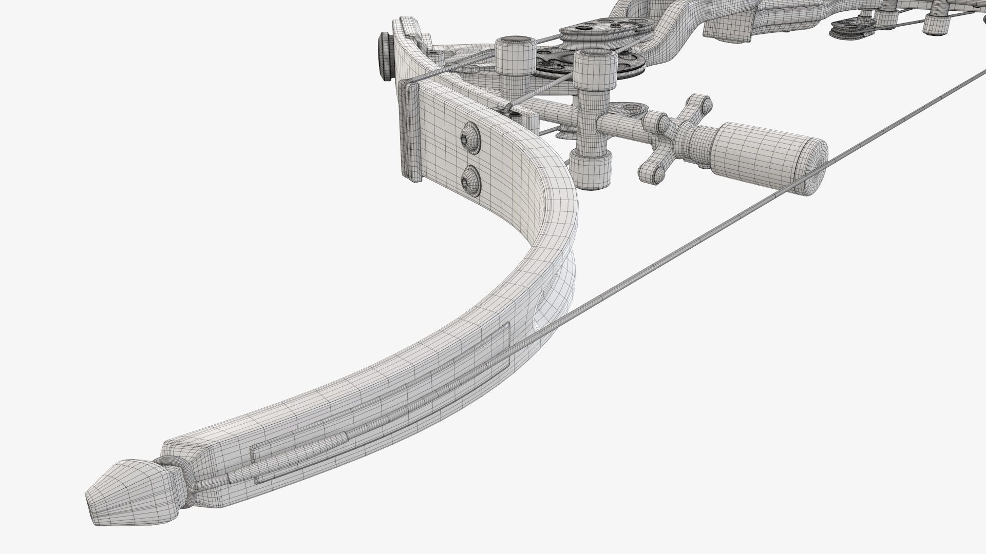 Compound lever action bow 3D model | CGTrader