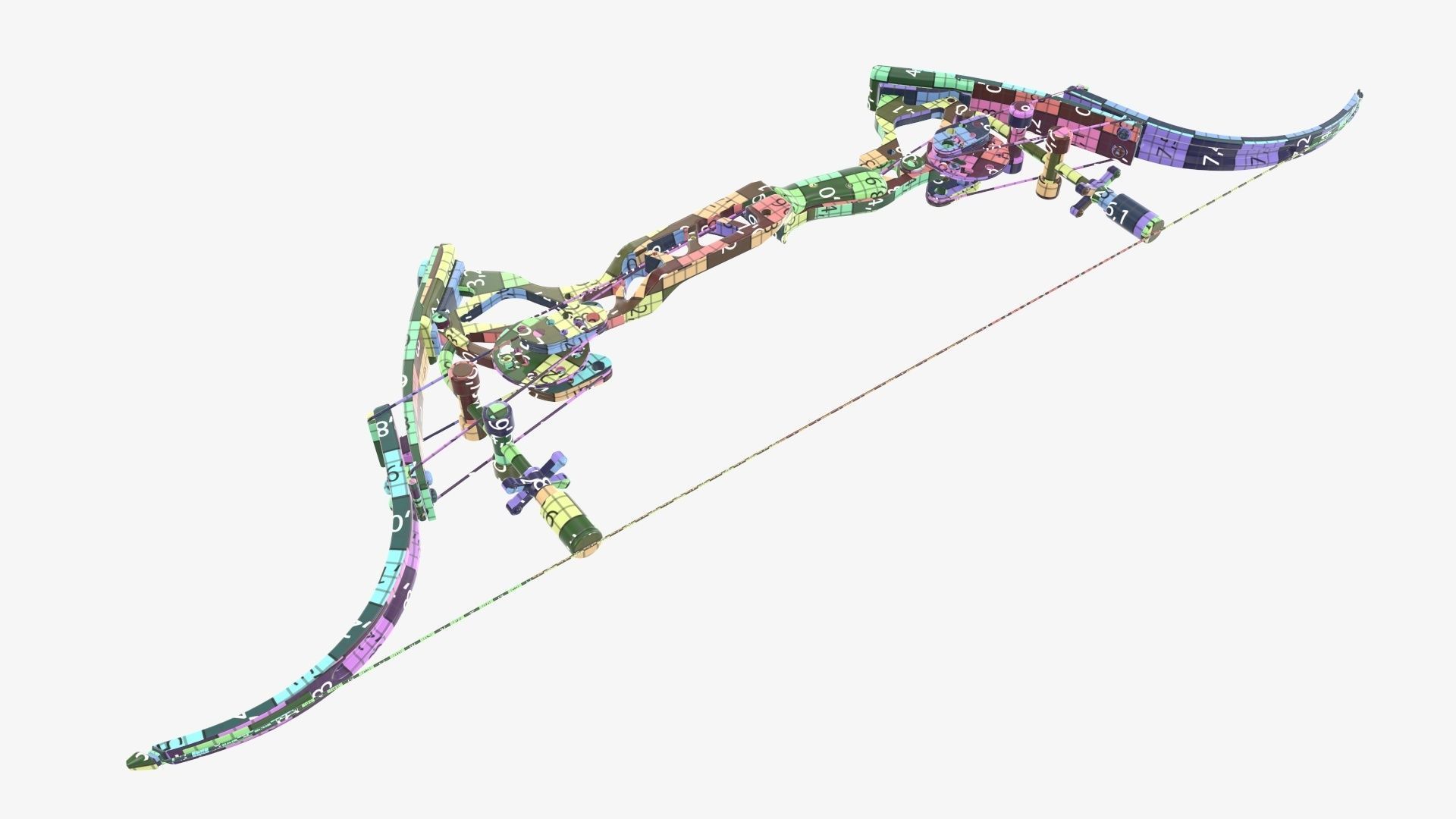 Compound lever action bow 3D model | CGTrader