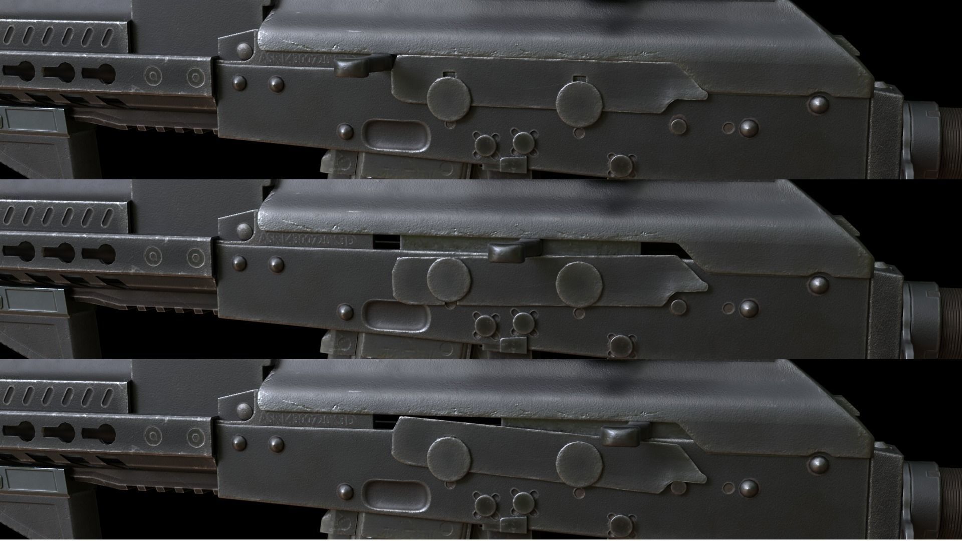 3D model ASR-12 Automatic Combat Shotgun VR / AR / low-poly | CGTrader